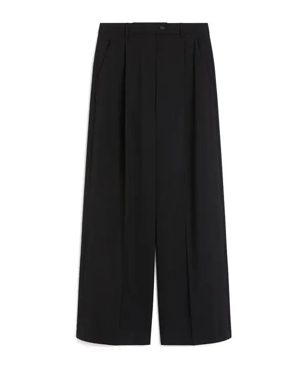 Sportmax Vela Pleated Trousers - Black