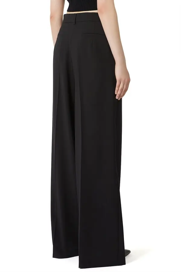 Sportmax Vela Pleated Trousers - Black