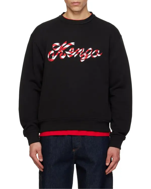 Kenzo Winter Holidays' Embroidered Sweatshirt In Cotton