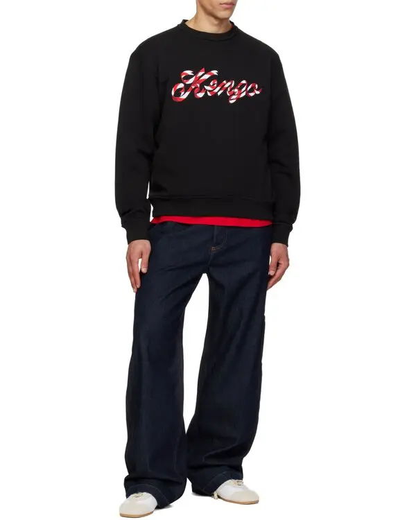 Kenzo Winter Holidays' Embroidered Sweatshirt In Cotton