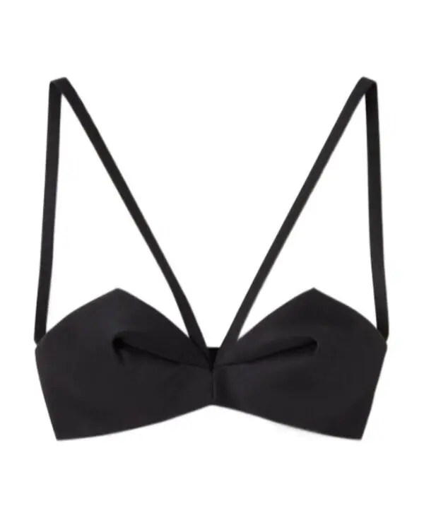 Versace Pleated Bustier Top