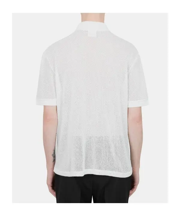 COURREGES Courrges Logo Embroidered Polo Shirt