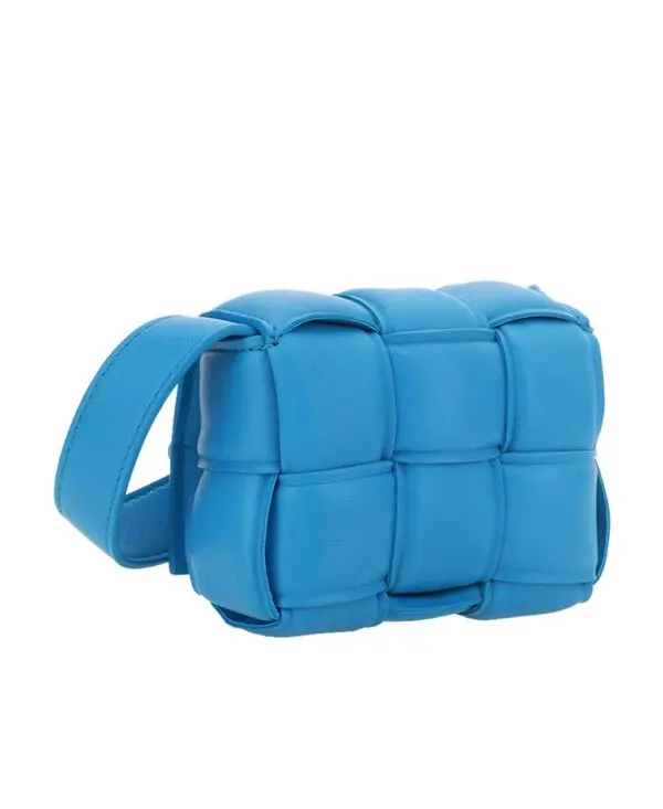 Bottega Veneta Mini Cassette Shoulder Bag - Blue