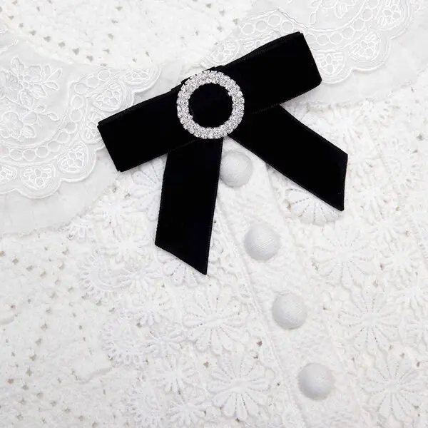 SELF-PORTRAIT Embellished Mini Dress With Bow Detail
