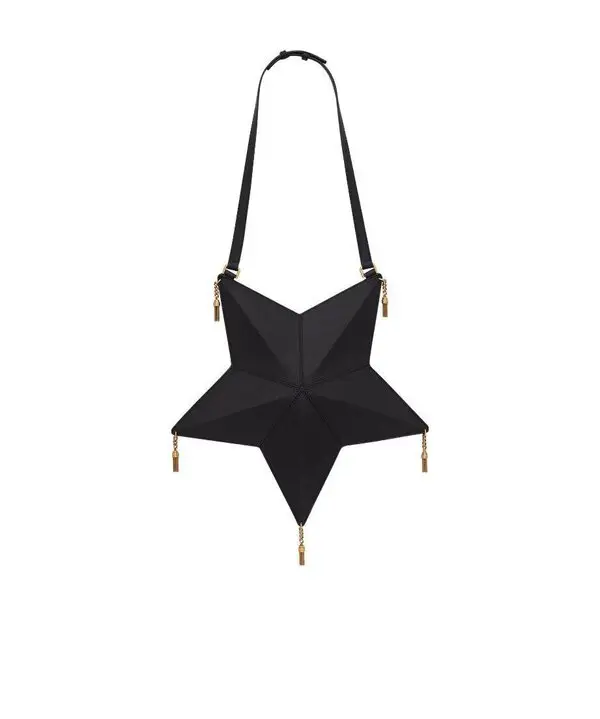 Saint Laurent Star Shape Shoulder Bag With Tassel Embellishments