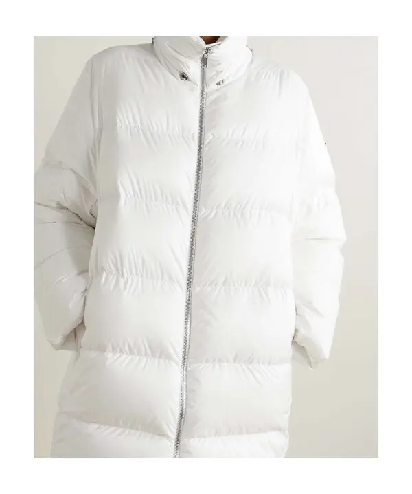 Moncler Long-sleeved Down Jacket With Removable Hood