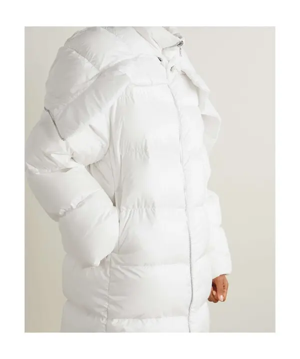 Moncler Long-sleeved Down Jacket With Removable Hood