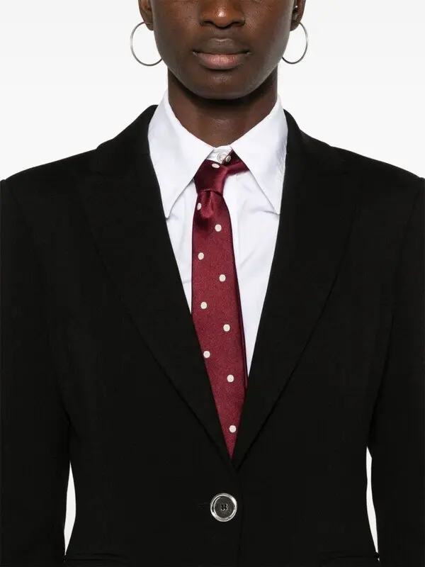 Pinko Signum Single-breasted Tailored Blazer - Black