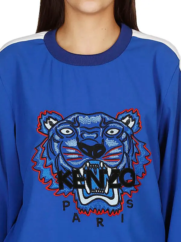 Kenzo Tiger Embroidered Sweatshirt - Blue