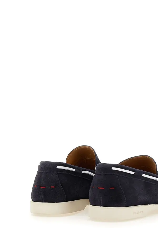 Kiton Diamond Cut Vamp Loafers