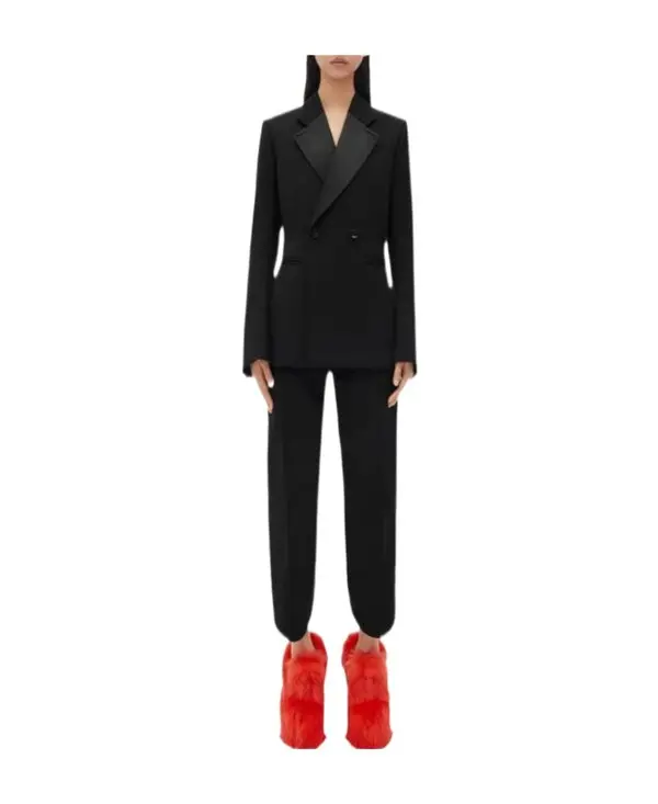 Bottega Veneta Curved Sleeve Compact Satin Jacket
