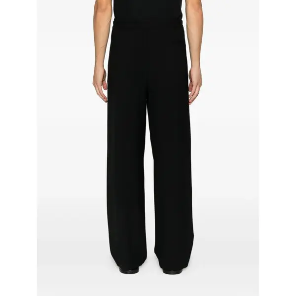 THE ROW Ari Elasticated Trousers - Black