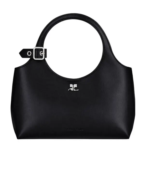 COURREGES Courrges Mini Holy Day Zipped Tote Bag - Black