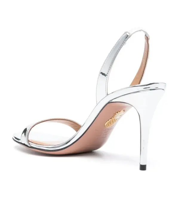 AQUAZZURA So Nude Slingback Sandals - White