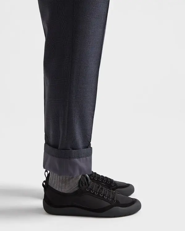 Prada Speedrock Lace-up Sneakers - Black
