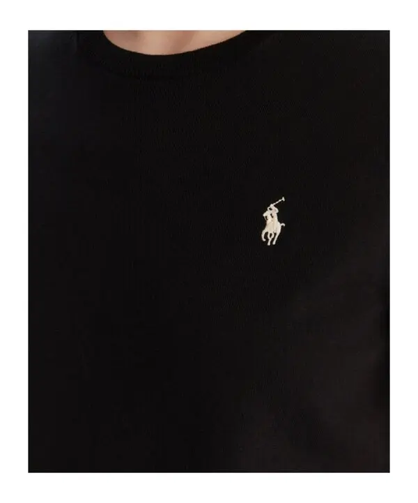 Polo Ralph Lauren Short-sleeve T-shirt With Logo Detail - Black