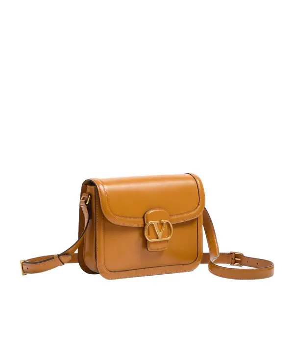 Valentino Garavani 9to5 Foldover Top Shoulder Bag - Brown