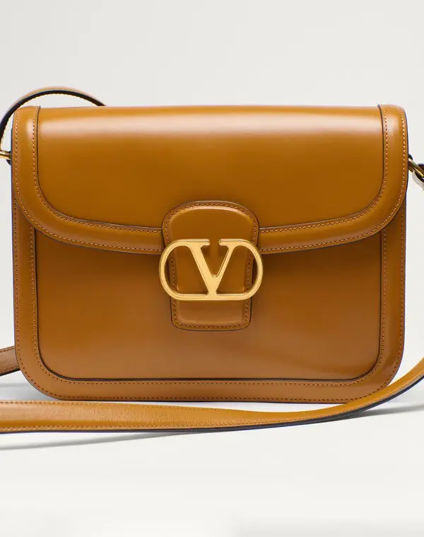 Valentino Garavani 9to5 Foldover Top Shoulder Bag - Brown