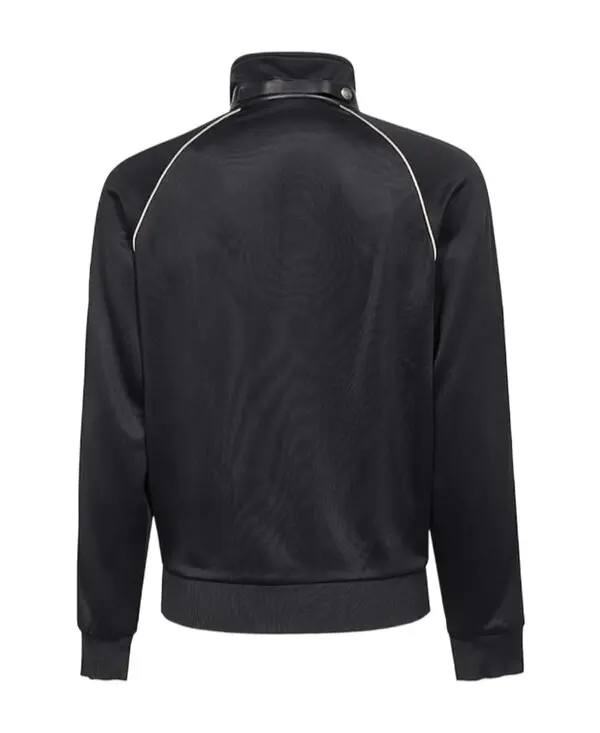 TOM FORD Zip-up Jersey Jacket - Black