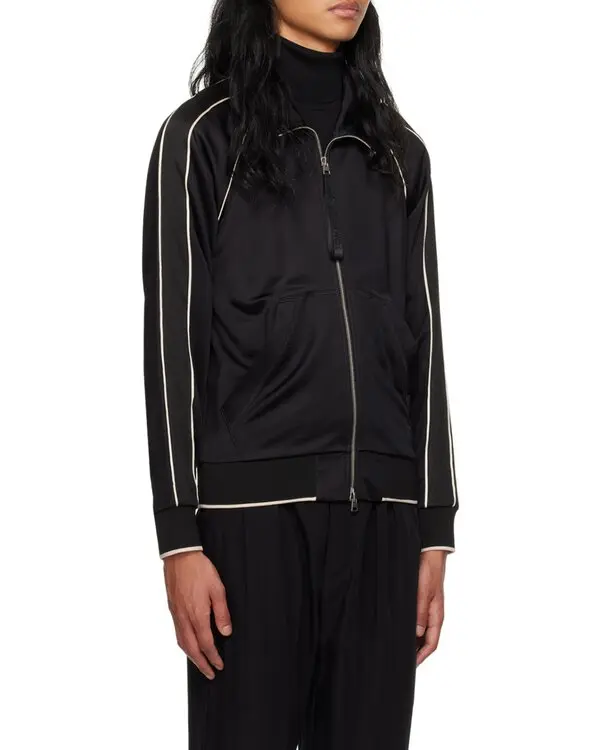TOM FORD Zip-up Jersey Jacket - Black
