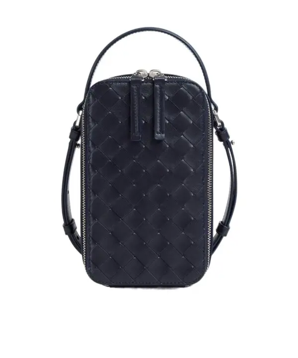 Bottega Veneta Getaway Phone Pouch - Black
