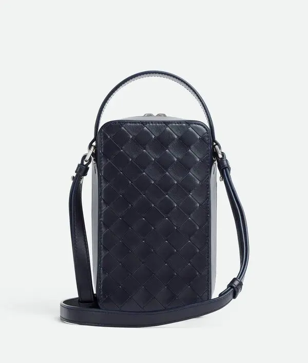 Bottega Veneta Getaway Phone Pouch - Black