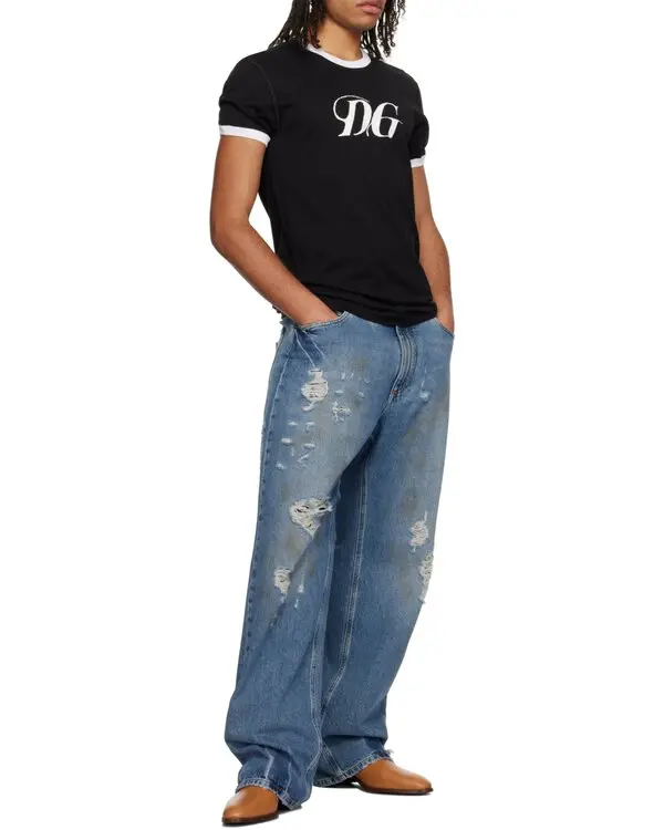 Dolce & Gabbana Dolce Gabbana Dg Printed Crewneck T-shirt