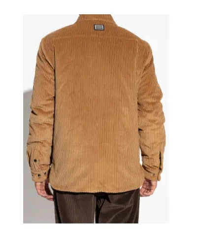 Dolce & Gabbana Corduroy Down Jacket - Brown