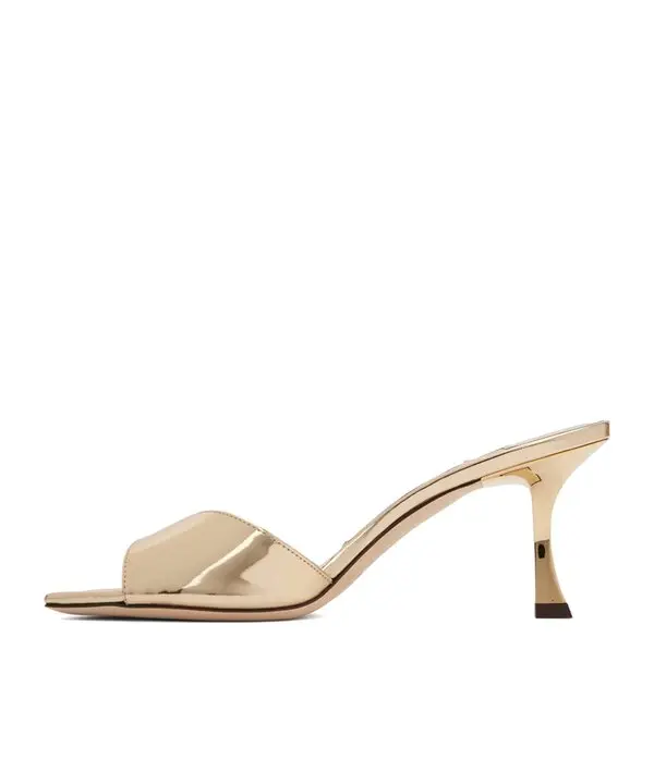 JIMMY CHOO Skye Heeled Mules - Nude