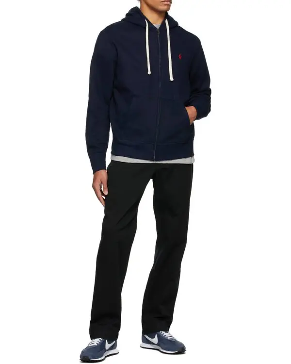 Polo Ralph Lauren Zip-up Embroidered Hoodie - Black