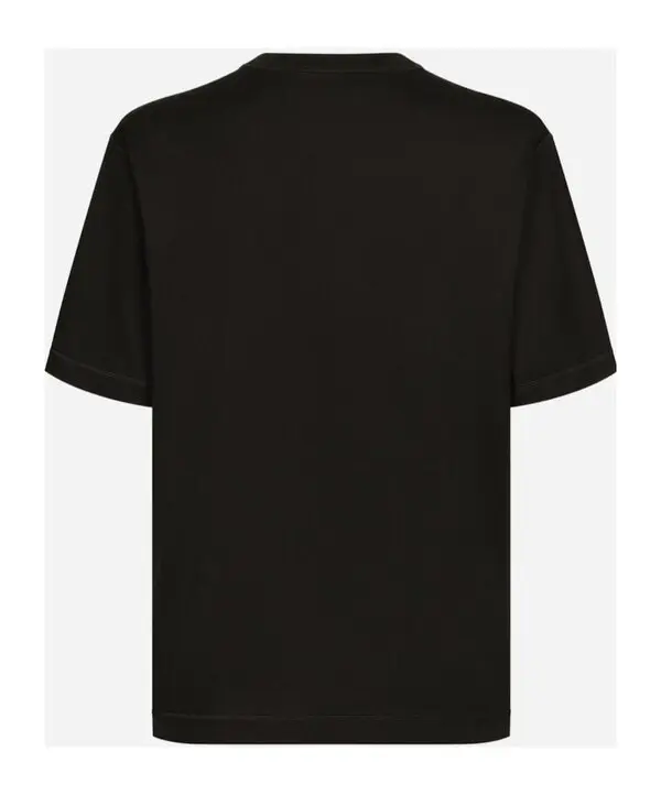 Dolce & Gabbana Dolce Gabbana Logo Patch Crewneck T-shirt