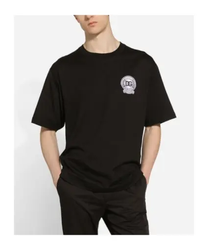 Dolce & Gabbana Dolce Gabbana Logo Patch Crewneck T-shirt