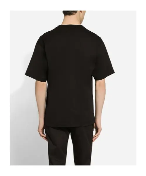 Dolce & Gabbana Dolce Gabbana Logo Patch Crewneck T-shirt