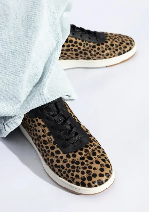Michael Kors Leopard Print Lace-up Sneakers