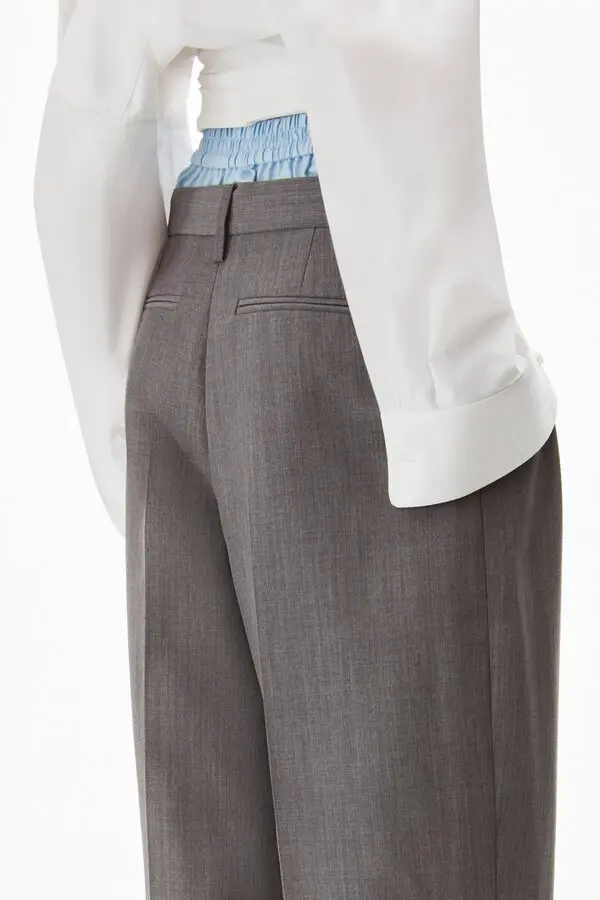 Alexander Wang Layered Tailored Culottes - Gray