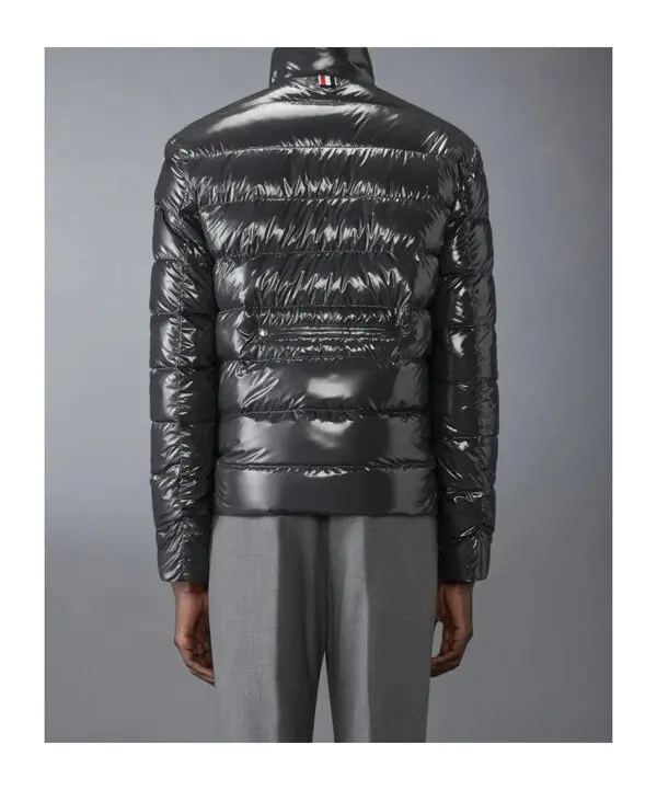 Thom Browne Reversible Zip-up Puffer Jacket - Light Gray
