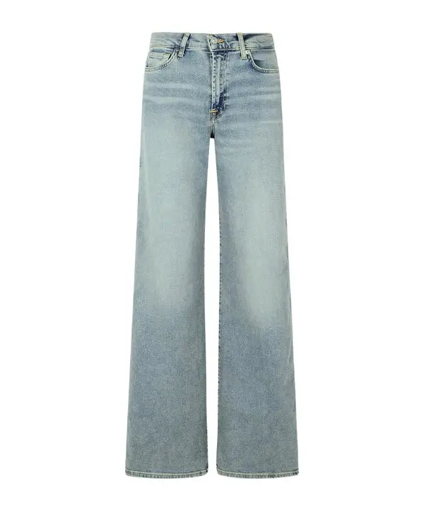 7 For All Mankind Belt Loop Jeans - Lightblue