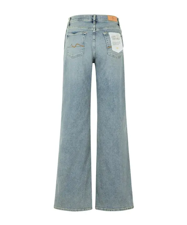 7 For All Mankind Belt Loop Jeans - Lightblue