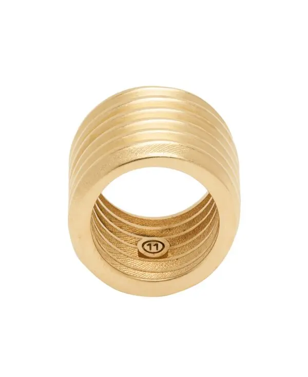 MAISON MARGIELA Bolt And Nut Ring - Yellow