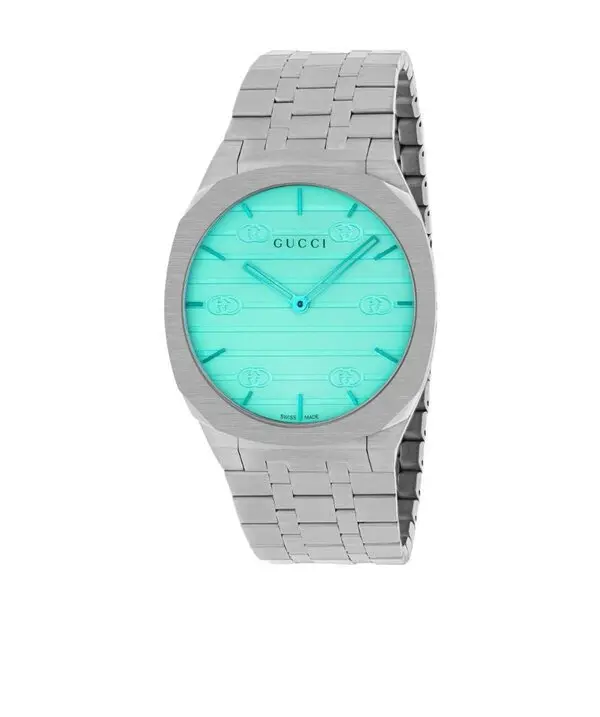 Gucci 25h Watch, 38mm - Gray