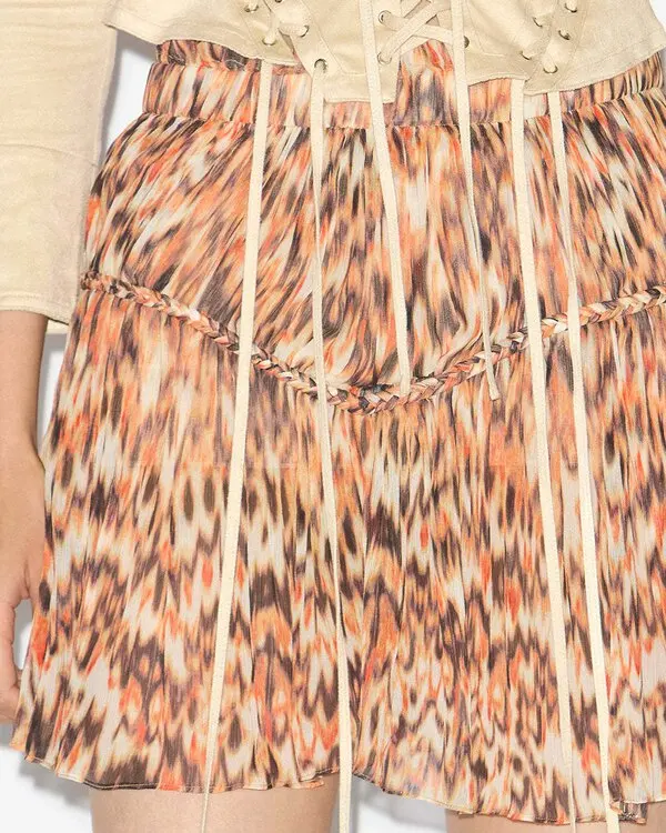 Isabel Marant Étoile Roumi Georgette Crepe Skirt
