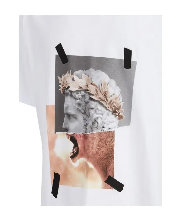 Neil Barrett T-shirt With Round Neck And Short Sleeves