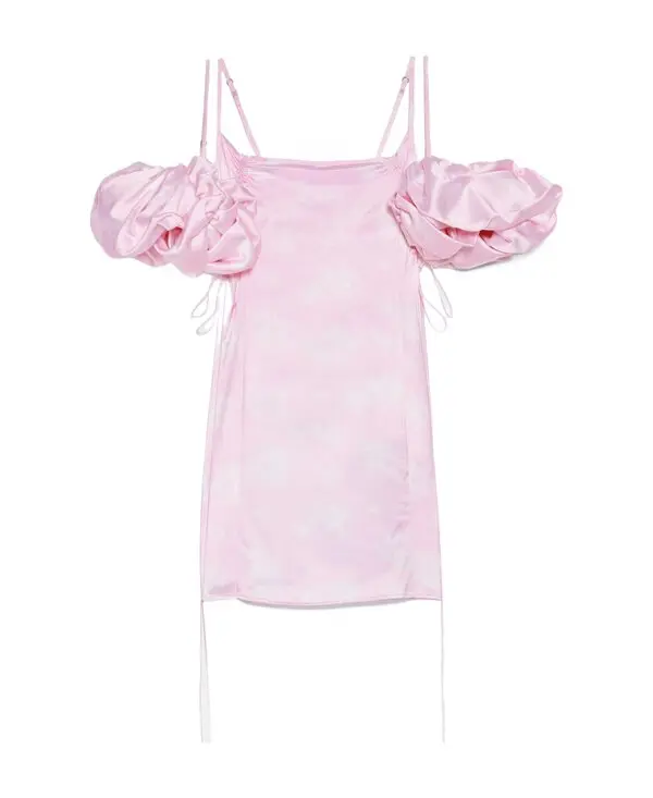 Jacquemus Puff-sleeve Mini Dress - Pink