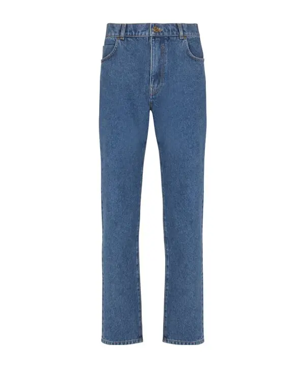Balmain Regular-fit Straight Jeans - Blue