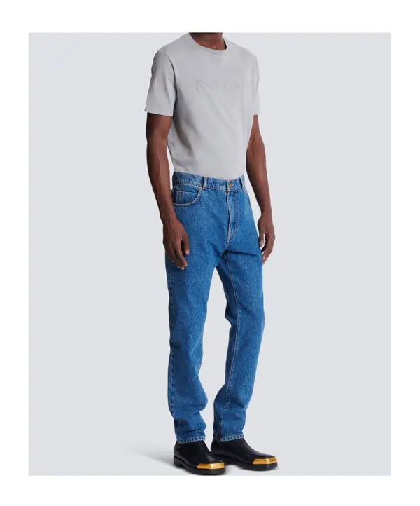 Balmain Regular-fit Straight Jeans - Blue