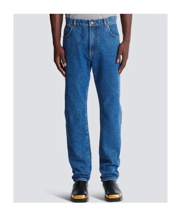 Balmain Regular-fit Straight Jeans - Blue