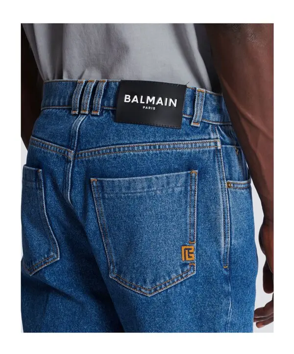Balmain Regular-fit Straight Jeans - Blue