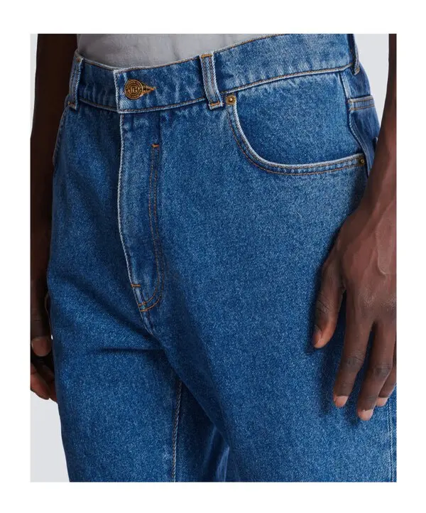 Balmain Regular-fit Straight Jeans - Blue