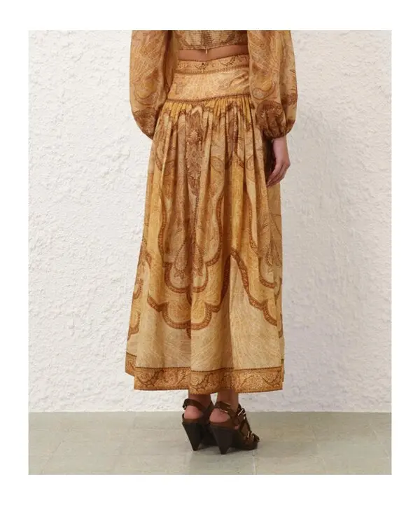 Zimmermann Wanderlust Maxi Skirt - No