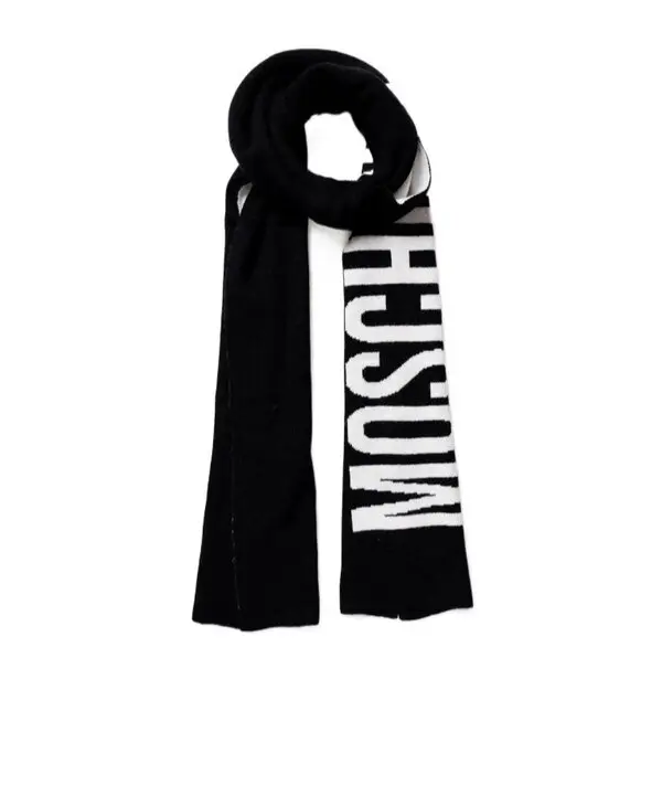 Moschino Contrasting Scarf - Black